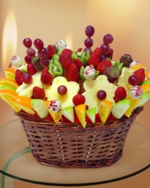 Vip Meyve Sepeti | Meyveli Düşler - Kayseri Meyve Sepeti, Çikolata Kek ...